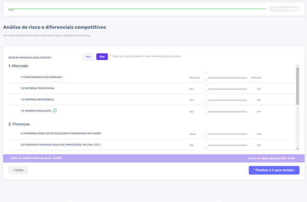 Plataforma de Valuation | Valutech - Avalie sua empresa online!